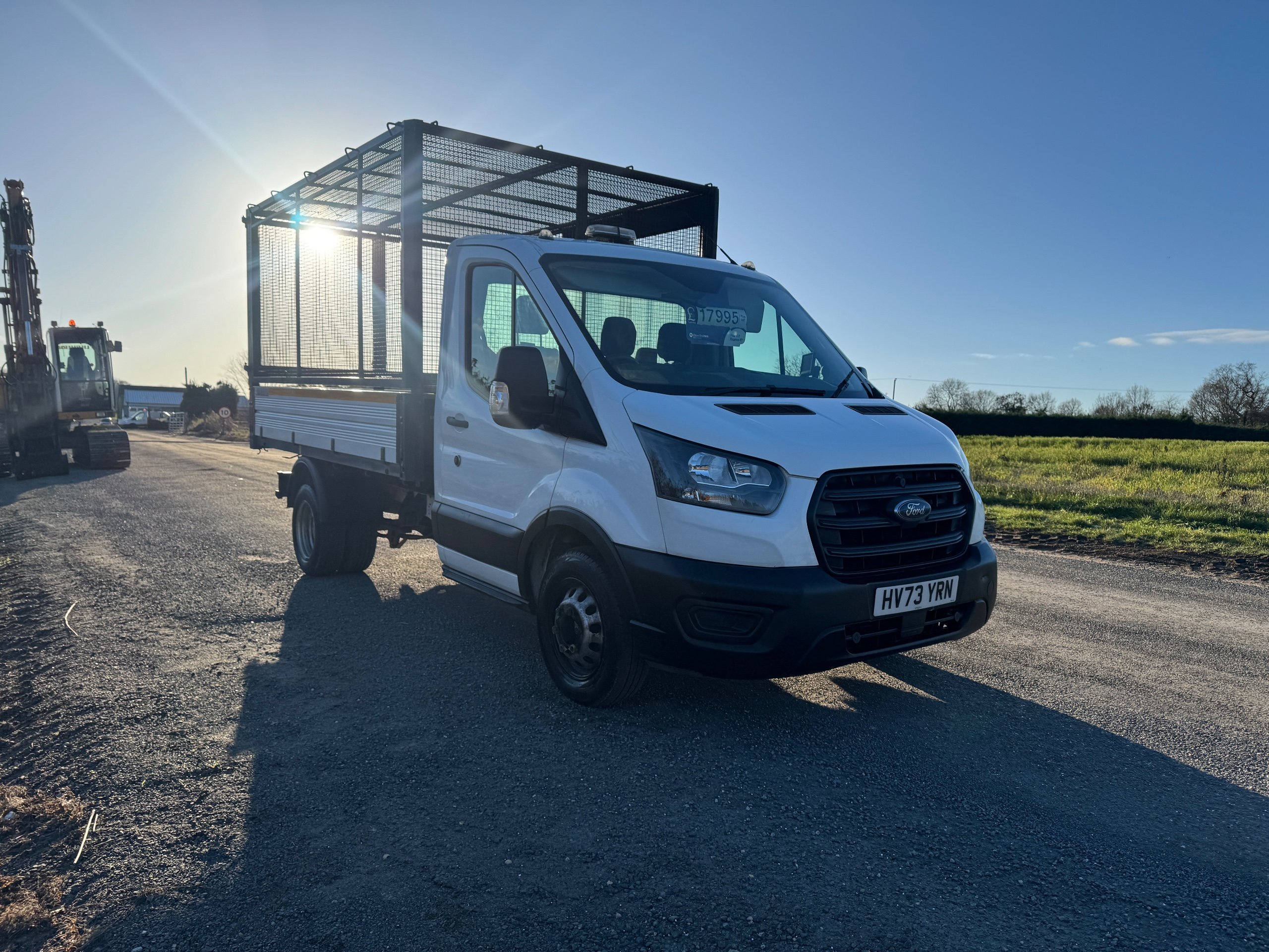 Used 2023 Ford Transit 2.0 350 EcoBlue HD Leader tipper cage body 2dr ...